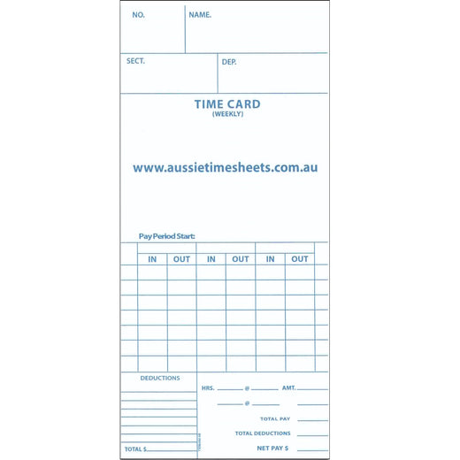 Collections - Aussie Time Sheets