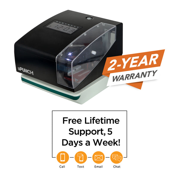 uPunch CR1000 Digital Time Clock and Date Stamp - Aussie Time Sheets