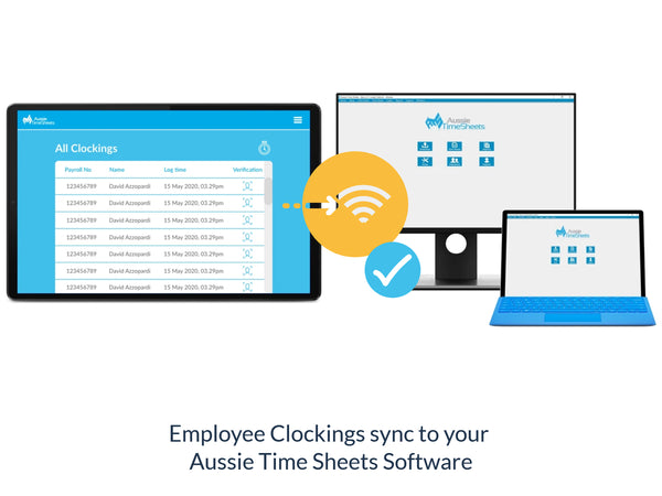 Aussie Time Clock Kiosk - Aussie Time Sheets