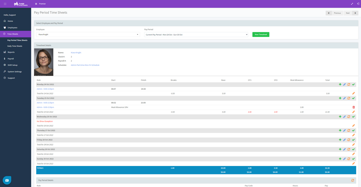Time and Attendance - Aussie Time Sheets
